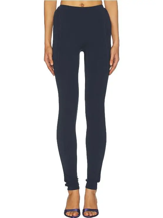 Ottolinger Sculpted Hip Legging In Dark Navy In Navy - Blue