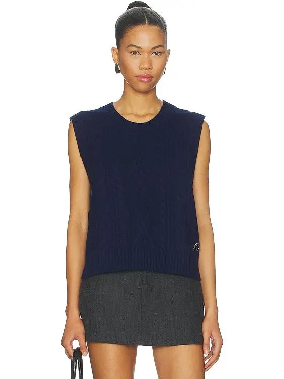 MALBON Elspeth Sweater Vest - Navy