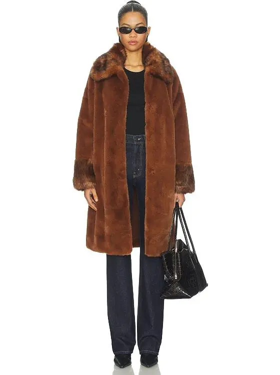 UNREAL FUR Timeless Faux Fur Coat - Ginger
