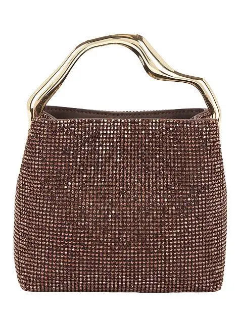 Cult Gaia Solene Mini Top Handle Bag - Java