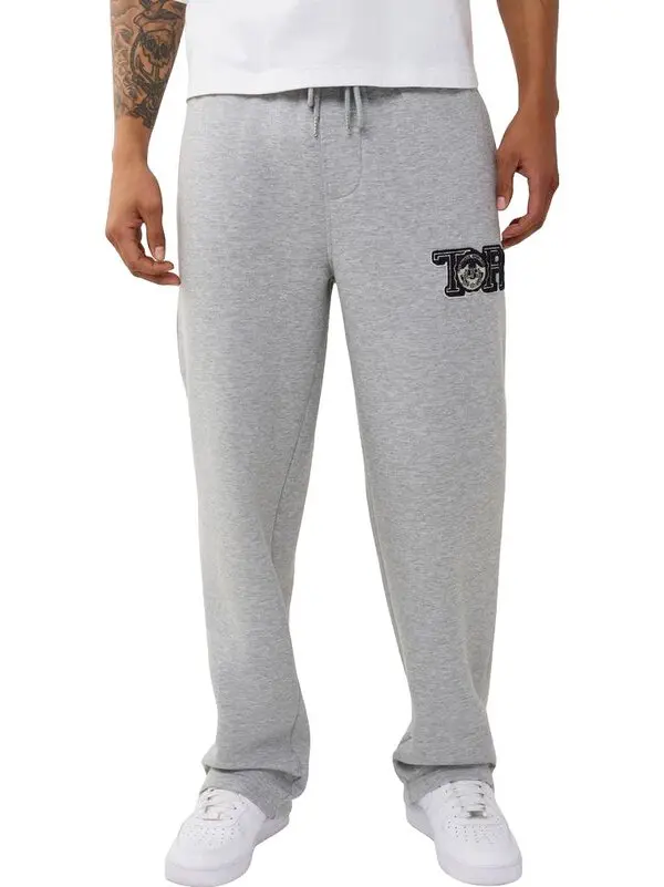 True Religion World Tour Champs Sweatpants - Heather Grey