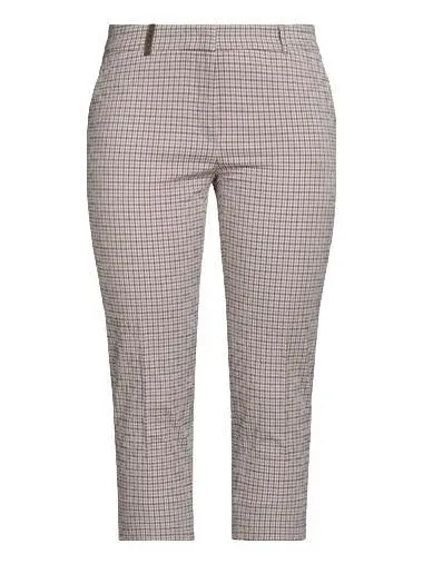 Peserico Tapered Checked Pants - Pink