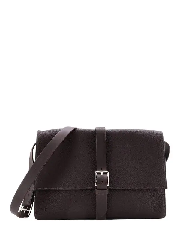 Hermès Etriviere Ii Messenger Fjord - Havane