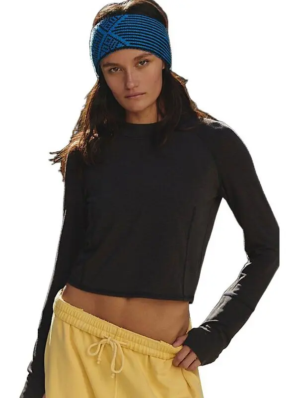 Free People Wild Ride Wool Long Sleeve - Black