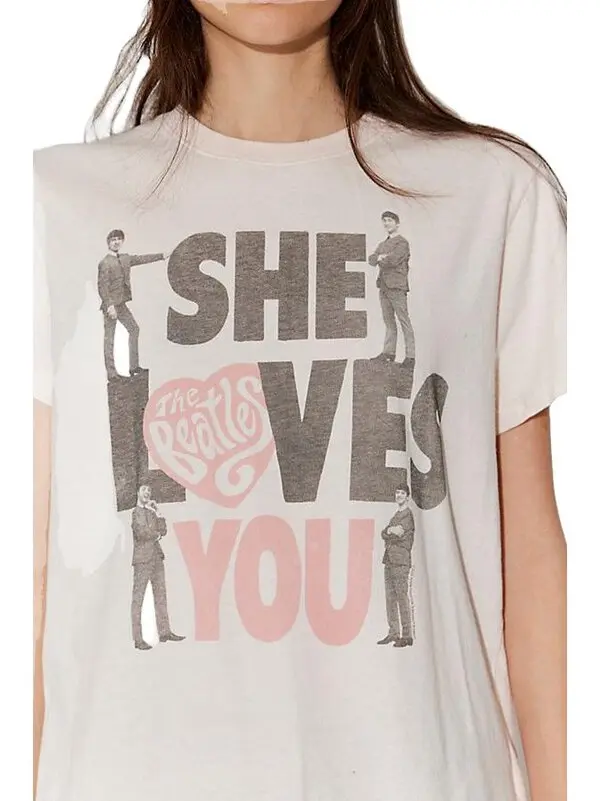 Junk Food Clothing She Loves You Tee - Bare