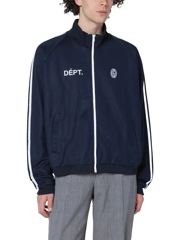 GALLERY DEPT. Cotton Zip Up Hoodie - Blue