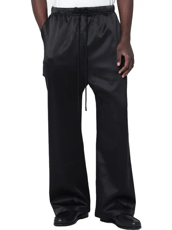 Fear Of God Satin Cargo Trousers - Black