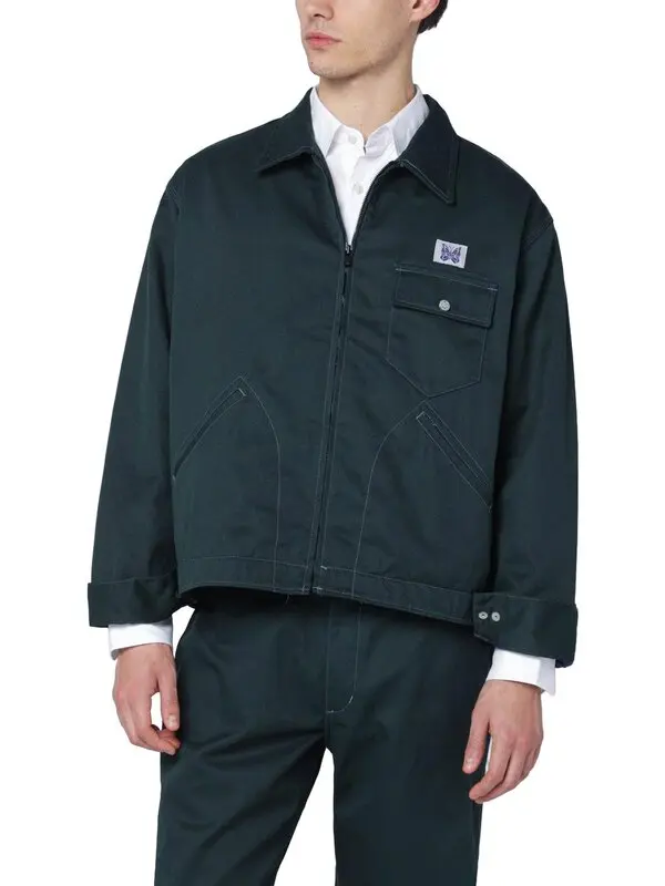 Needles Zip Shirt Jacket - Green