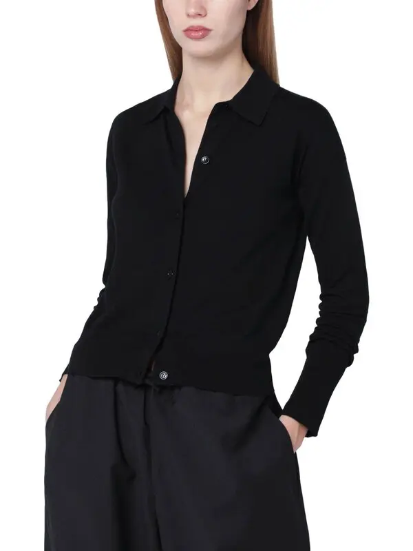 Max Mara Wool-blend Cardigan - Black