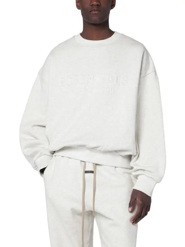 Fear Of God Crewneck Sweatshirt With Logo - Brown