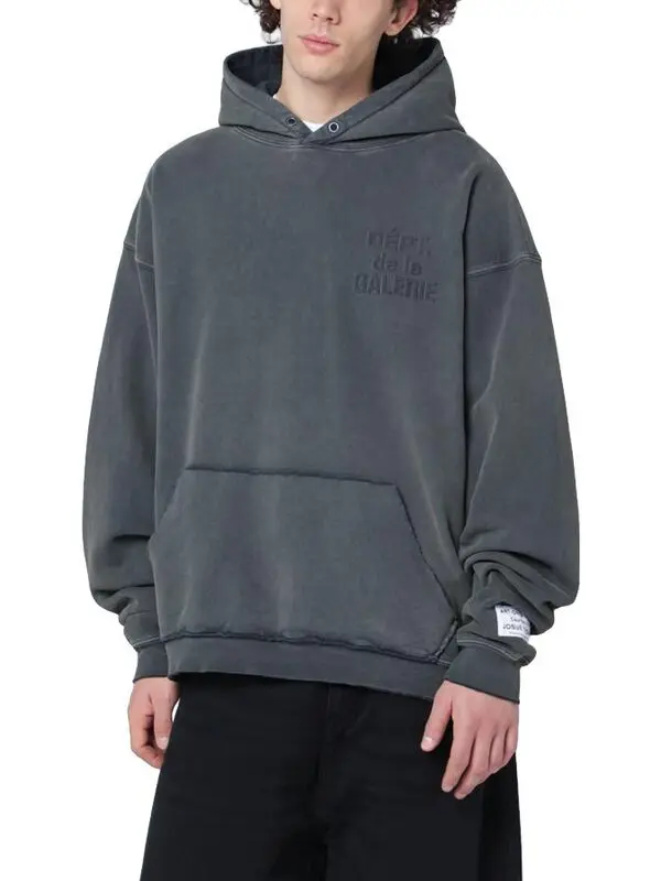 GALLERY DEPT. Graphite Sweatshirt With Embossed Logo - Grey