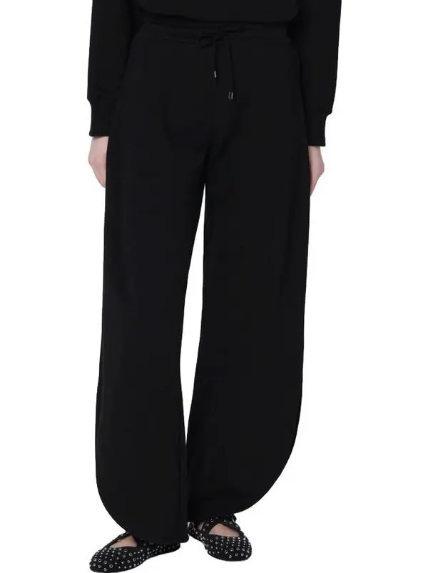 Alaïa Petal Cotton Jogging Trousers - Black