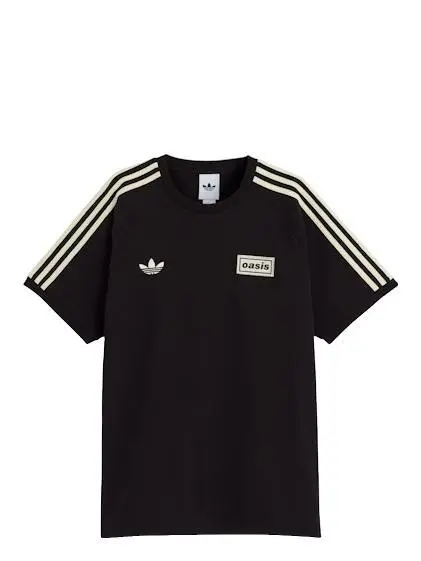 Adidas Tour 3stripes Tee Shirt - Black