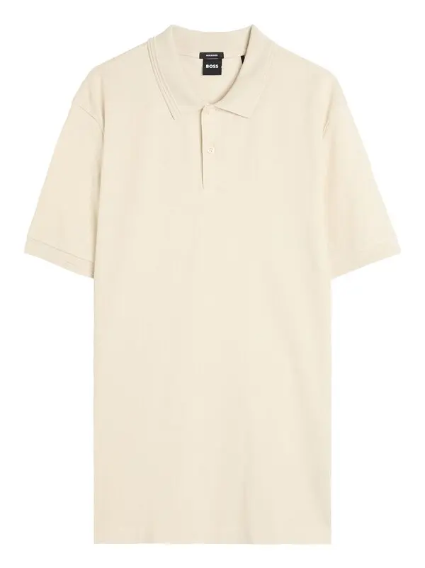 BOSS C-parlay 240 Cotton Polo Shirt - Beige
