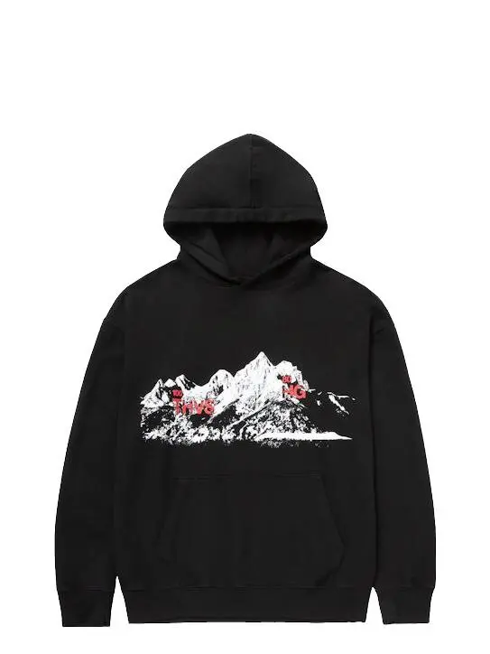 100 THIEVES X Higround Mercury Hoodie - Black/red
