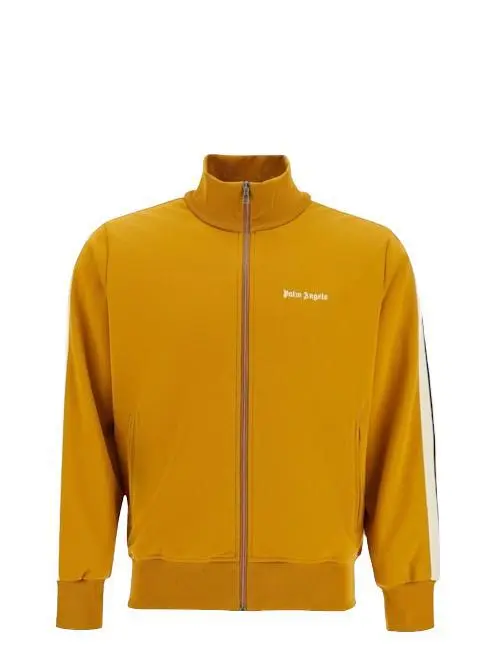 Palm Angels Classic Logo Track Jacket - Mustard Yellow