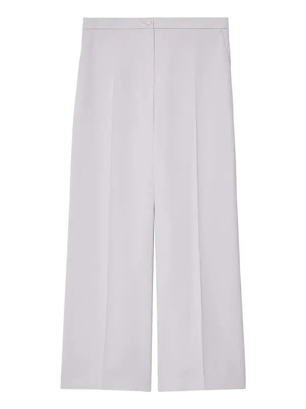 Marina Rinaldi Cady Straight Trousers - Purple