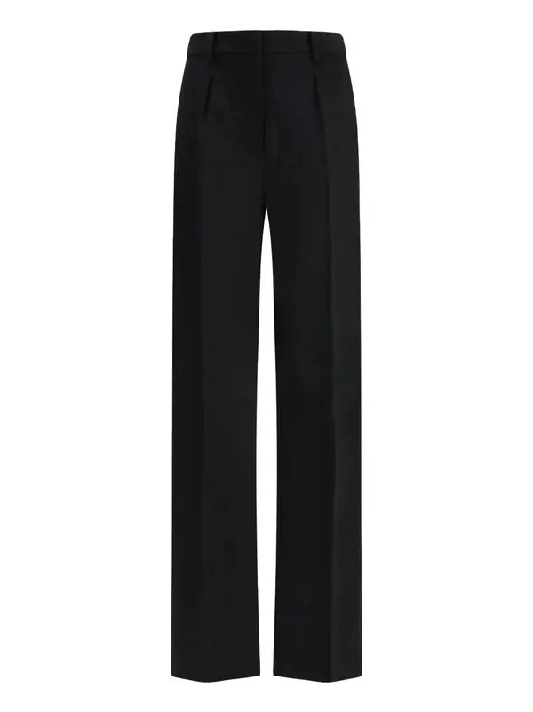 Max Mara Pleated Trousers - Black