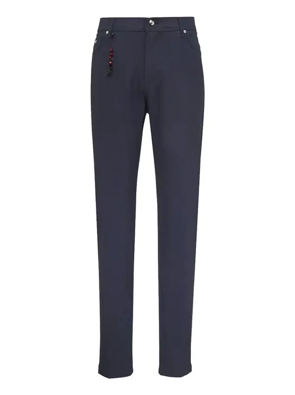 Marco Pescarolo Charm-detail Trousers - Blue
