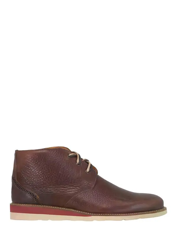 Martin Dingman Textured Lace-up Boots - Brown
