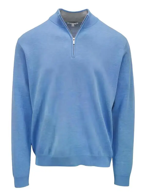 Peter Millar Half-zip Sweater - Blue