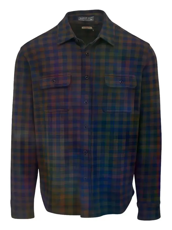 Faherty Brand Two-pocket Check Shirt - Brown