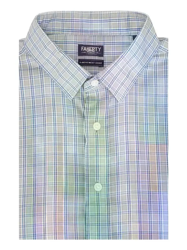 Faherty Brand Check-pattern Shirt - Grey