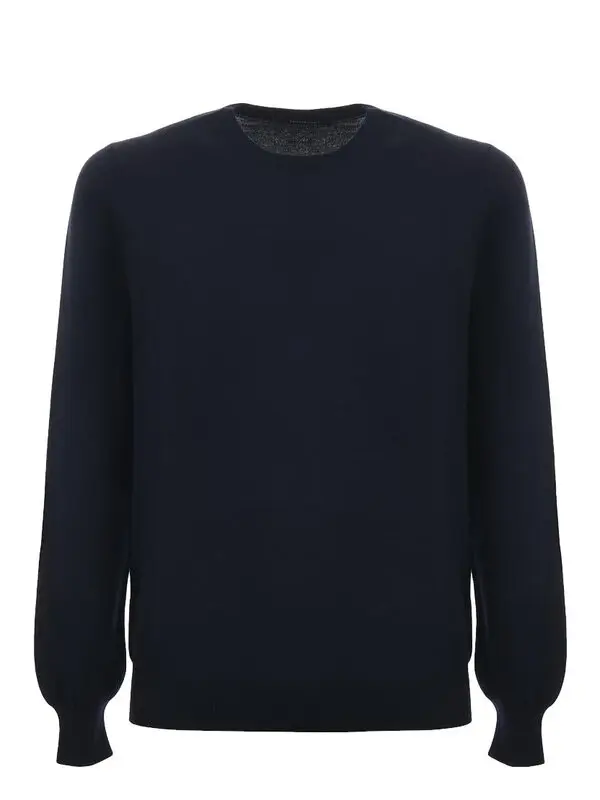 Tagliatore Virgin Wool Sweater - Blue