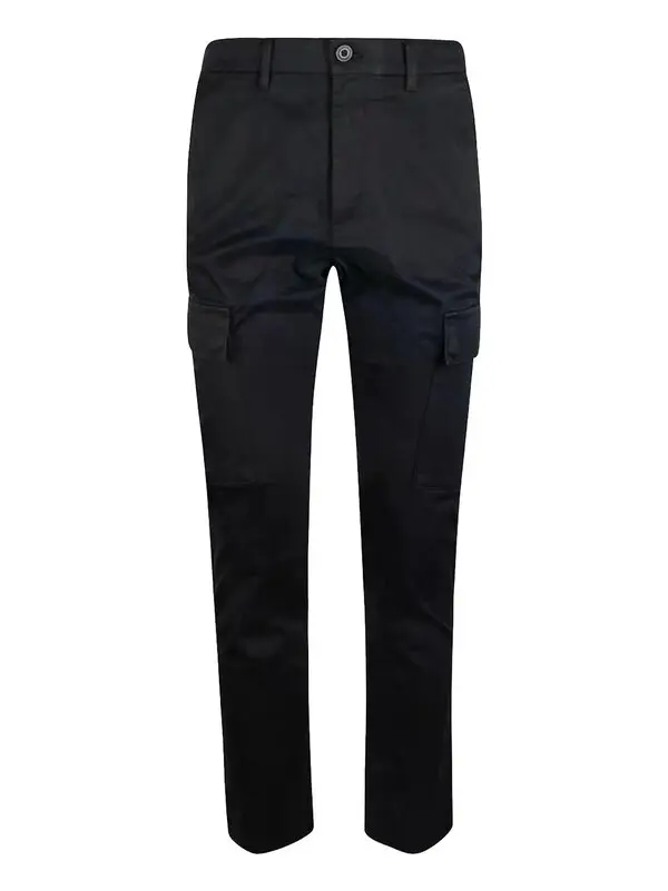 Calvin Klein Cotton Cargo Trousers - Black