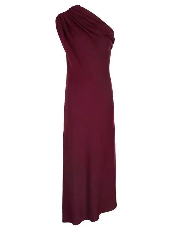 Khaite Coast Draped Maxi Dress - Purple