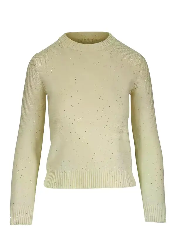 Akris Embellished Crewneck Sweater - Yellow