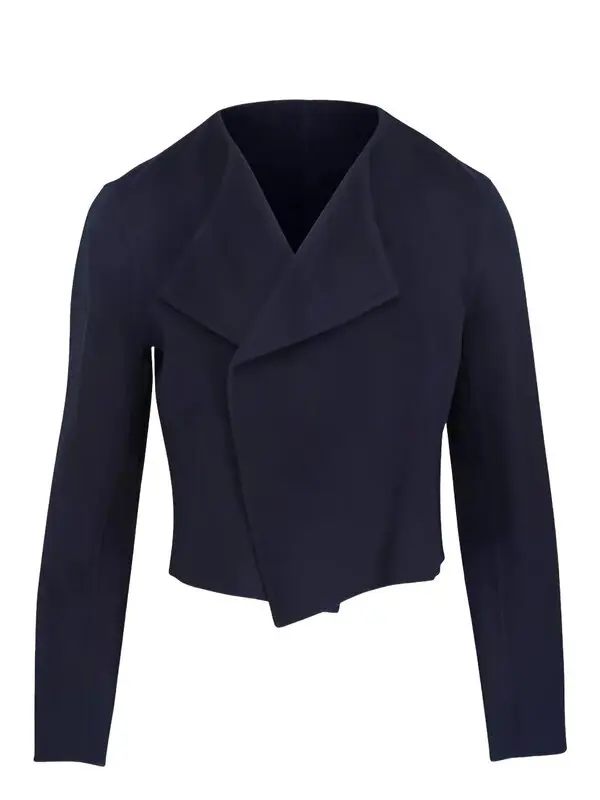 Lafayette 148 New York Collarless Jacket - Blue