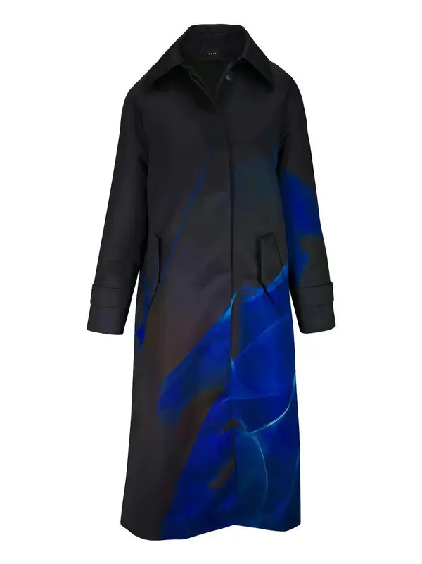 Akris Printed Coat - Black