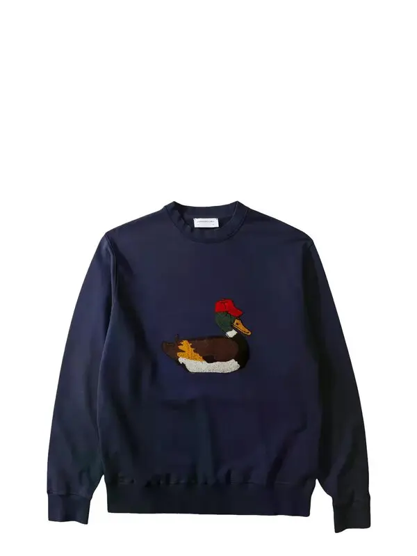 DEAN EDMONDS Embroidered Sweatshirt - Blue