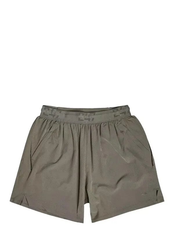 REPRESENT Perforated Trek Shorts - Green