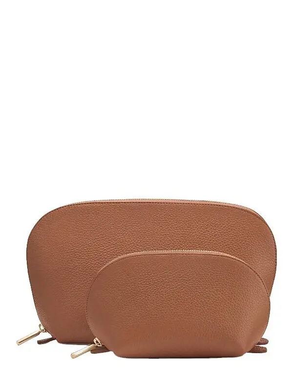 Cuyana Travel Case Set - Caramel