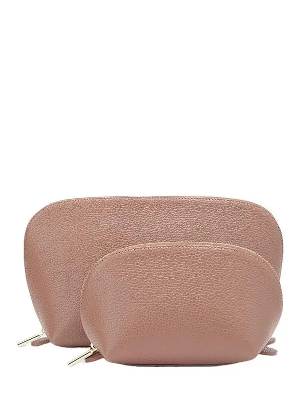 Cuyana Travel Case Set - Soft Rose