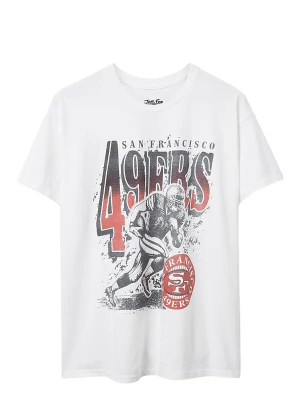Junk Food Clothing Nfl San Francisco 49ers Rushing T-shirt - White