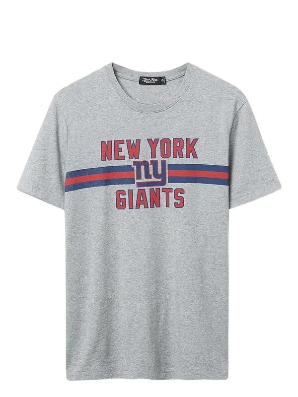 Junk Food Clothing Nfl New York Giants Lineman Tee - Heather Grey