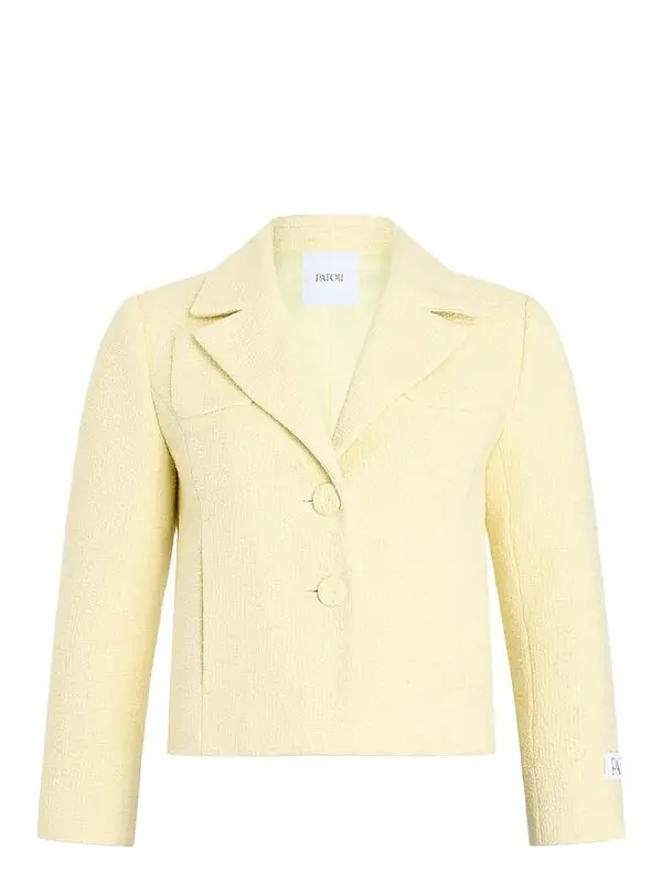 Patou Tailored Short Jacket - Limelight