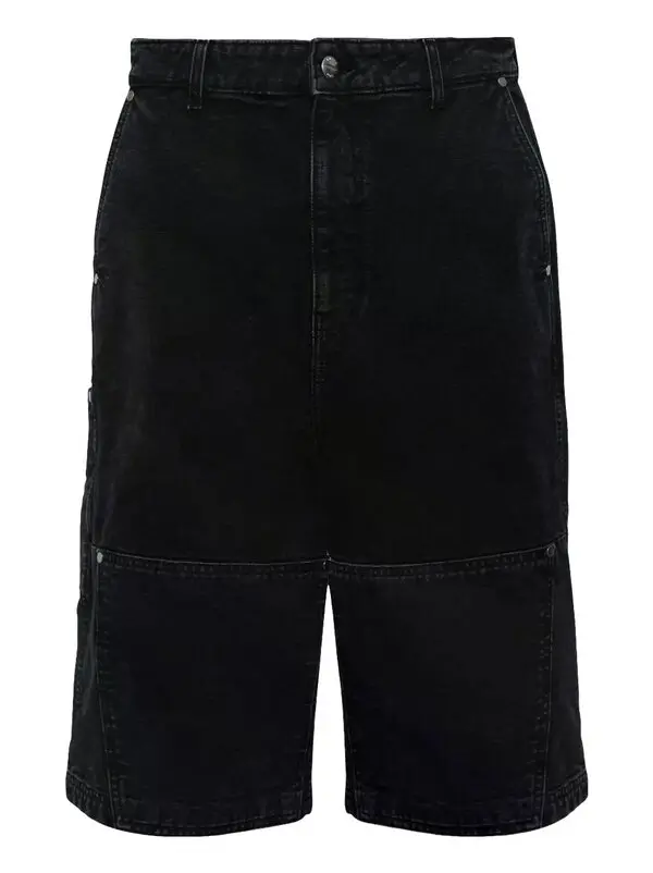 Rhude Washed Canvas Shorts - Black