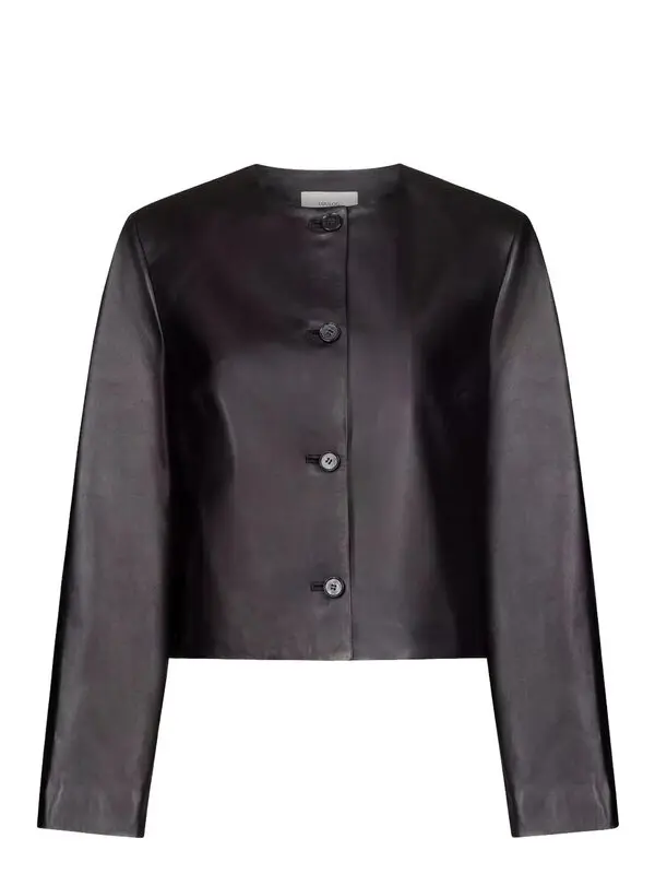 Loulou De Saison Raho Leather Jacket - Black