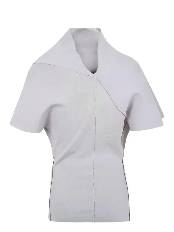 Rick Owens Collared Top - Grey
