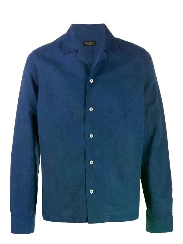 DELL'OGLIO Long Sleeved Buttoned Shirt - Blue