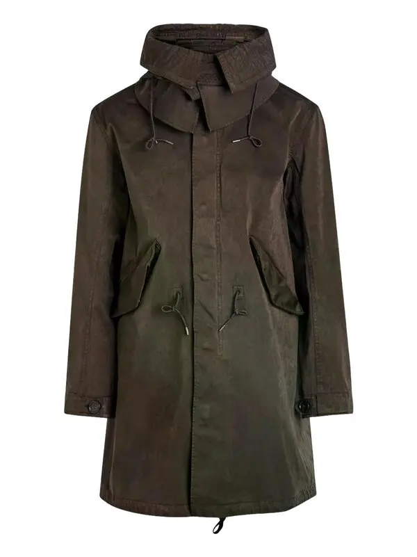 TEN C Hooded Parka - Brown