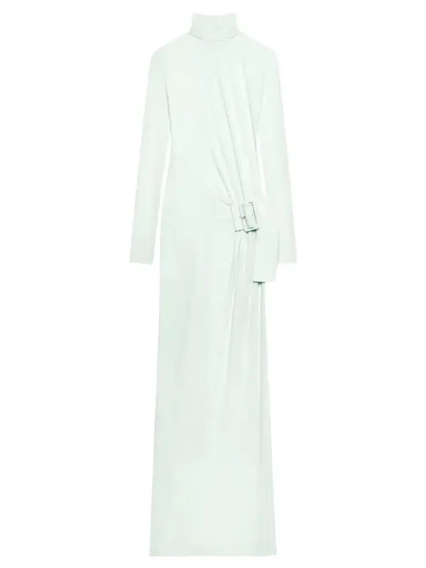 COURREGES Buckled Long Dress - Green
