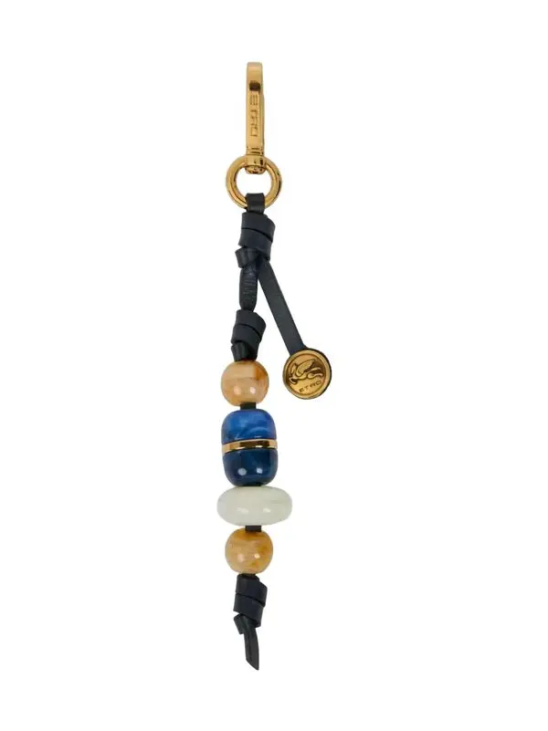 Etro Marble Bag Charm - Blue