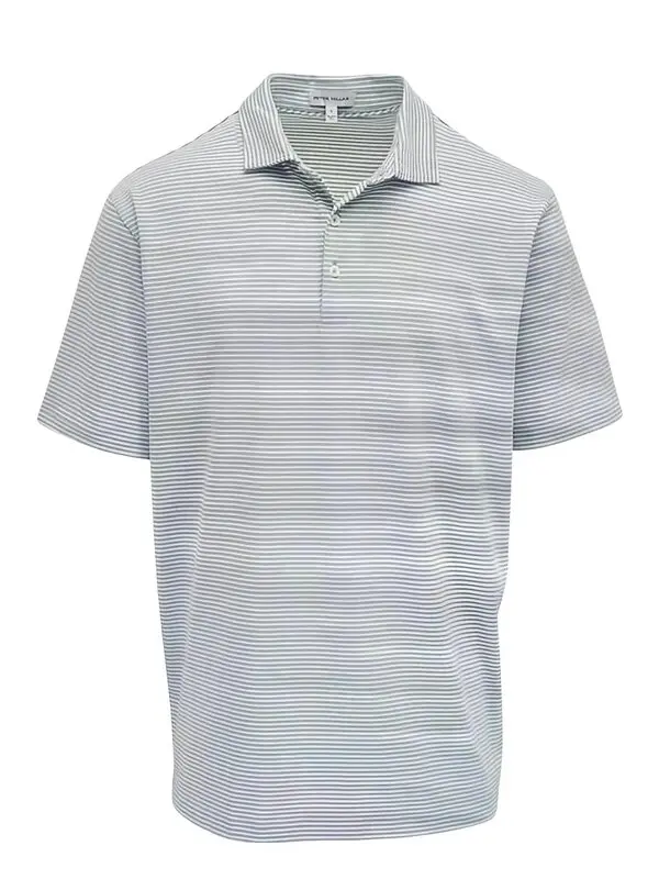Peter Millar Calvert Crown Striped Polo Shirt - Blue