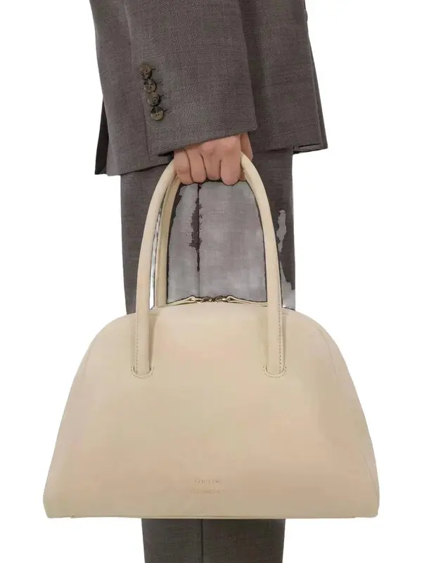 Loulou De Saison Small Brahms Leather Zip Tote Bag - Neutrals