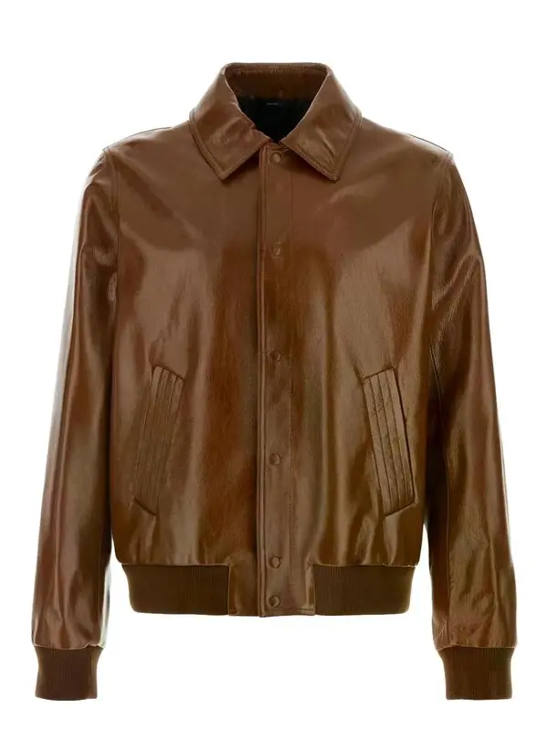Fendi Leather Jacket - Brown
